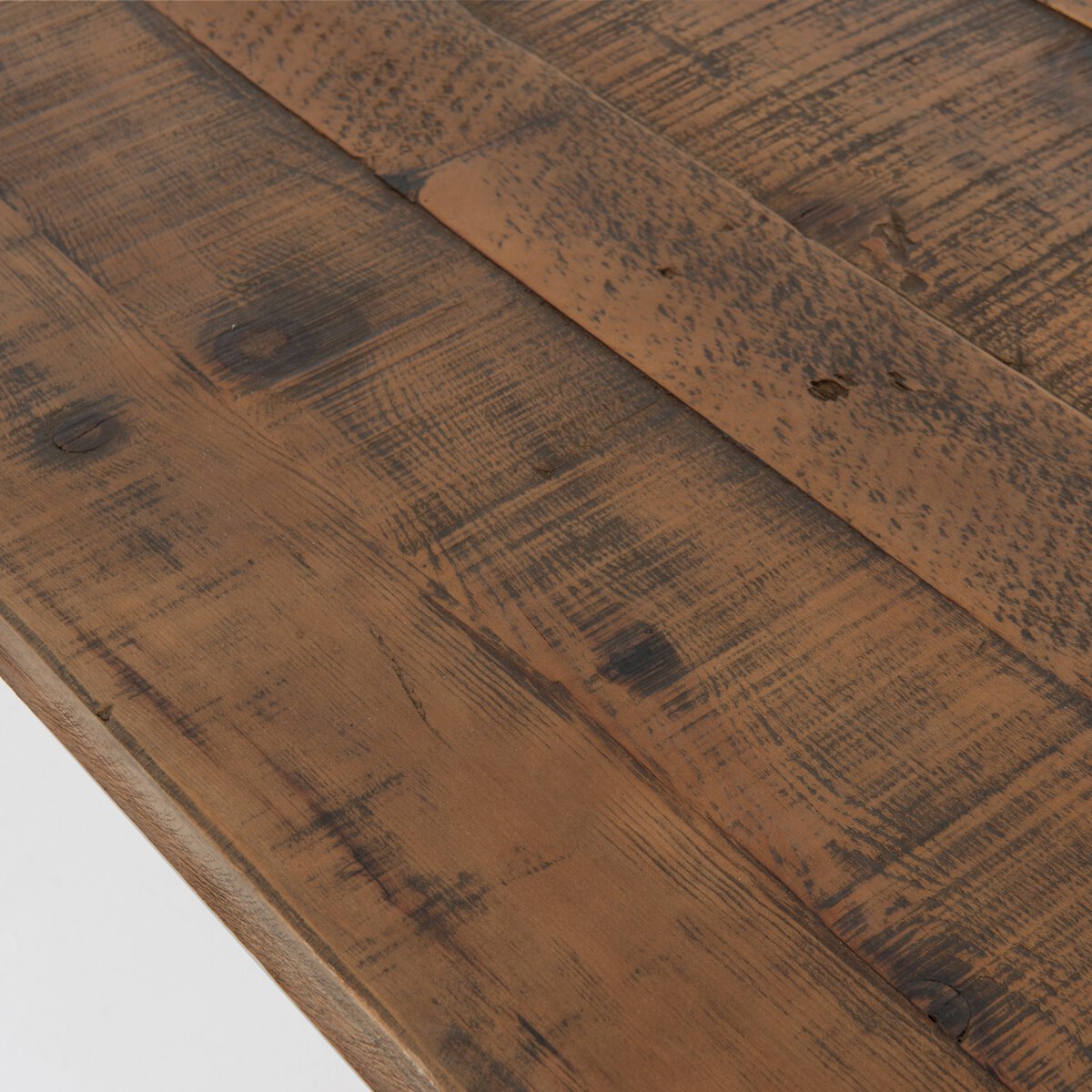 Durham Dining Table Waxed Bleached Reclaimed Pine Four Hands