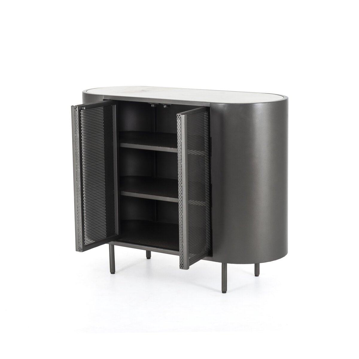 Four hands metal cabinet store