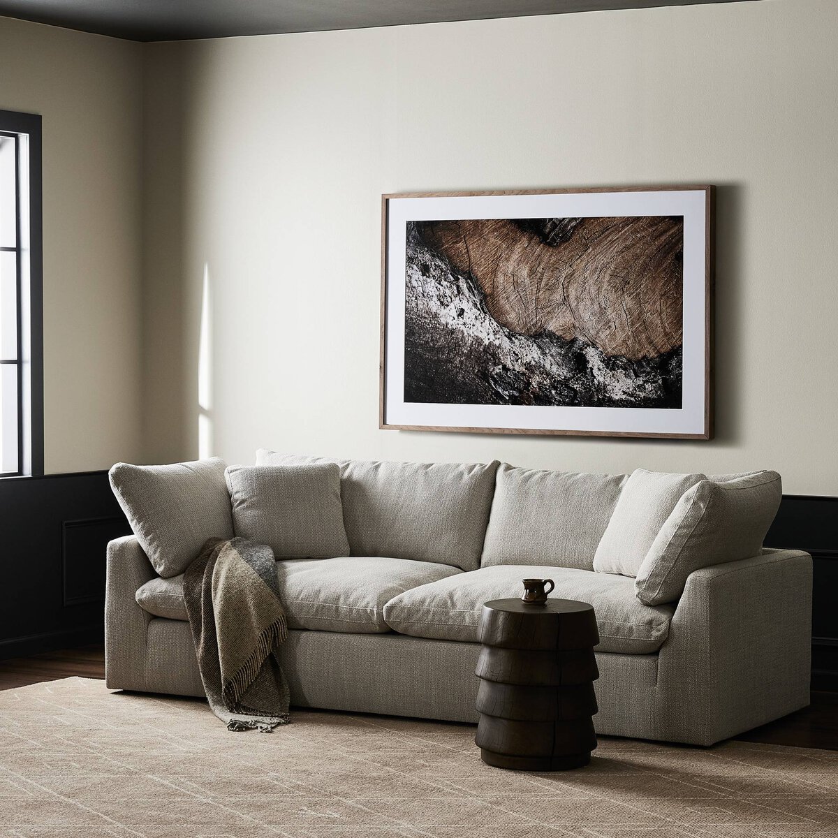 Stevie Sofa Gibson Wheat Four Hands