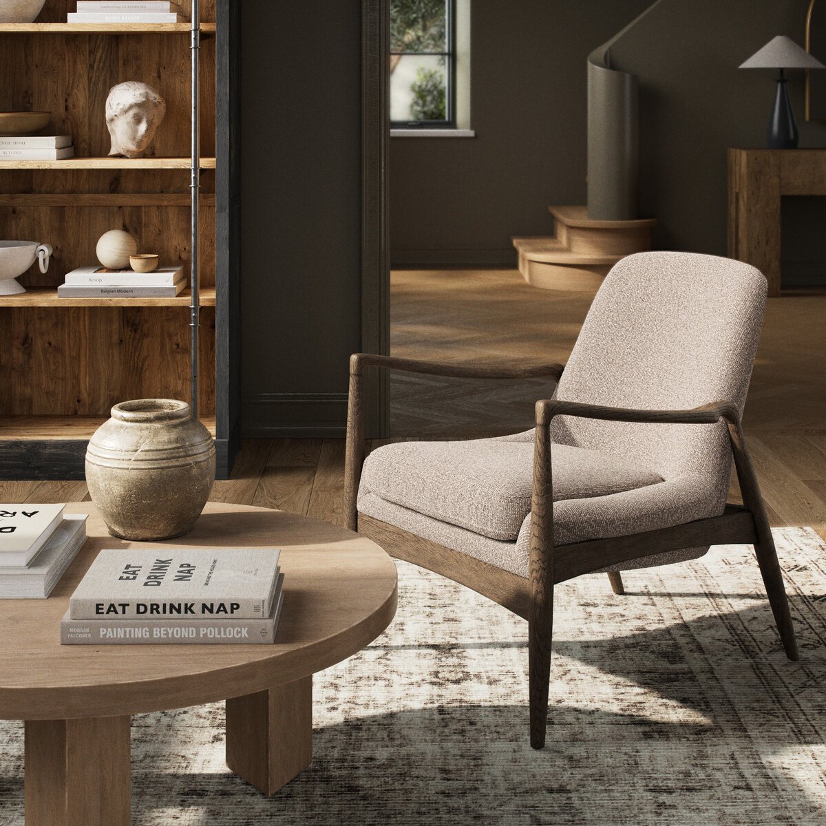 Braden Chair Light Camel Four Hands