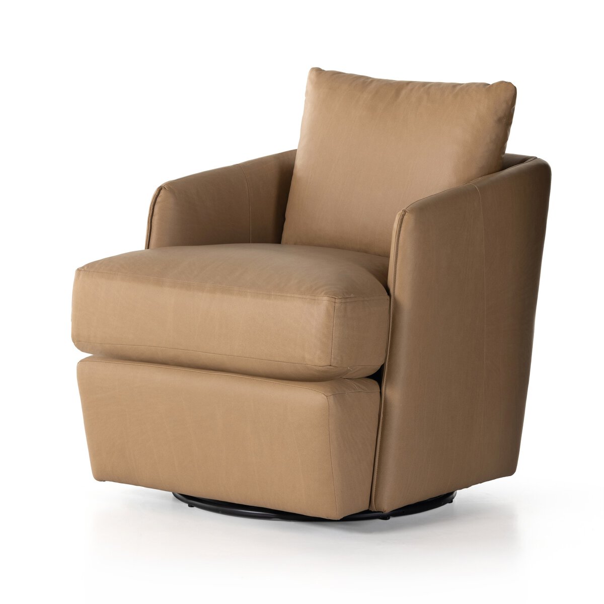 Whittaker Swivel Chair Nantucket Taupe Four Hands