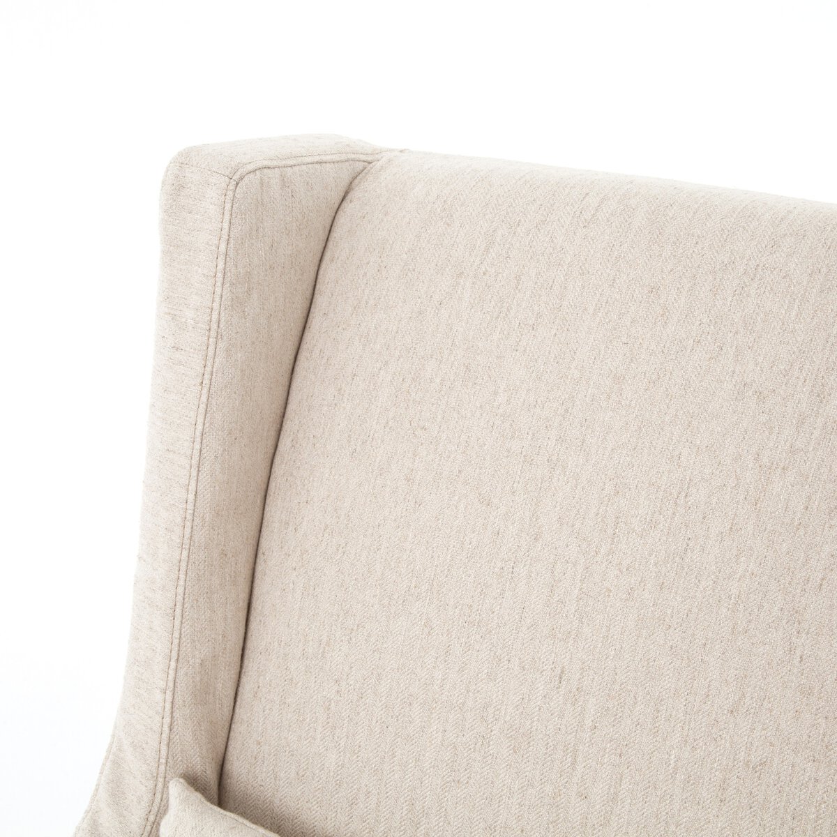 Swivel Wing Chair Jette Linen Four Hands