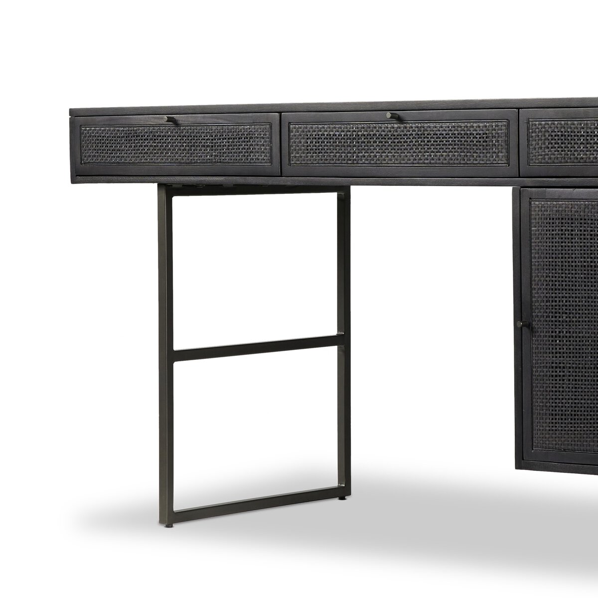 Black cane desk store
