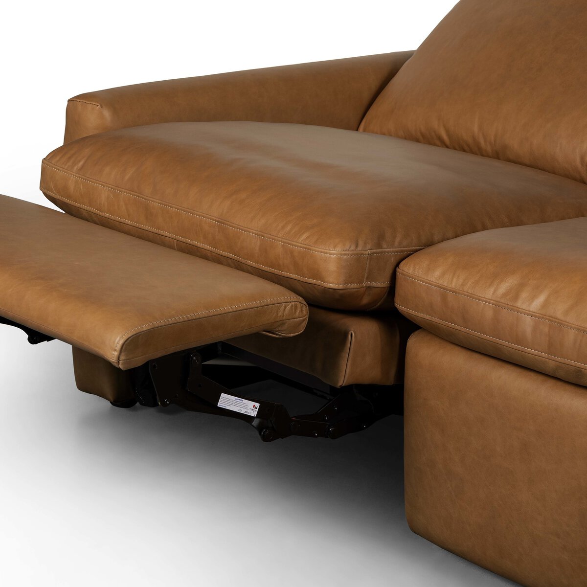 Tillery Power Recliner 3 Piece Sectional Sonoma Butterscotch Four Hands
