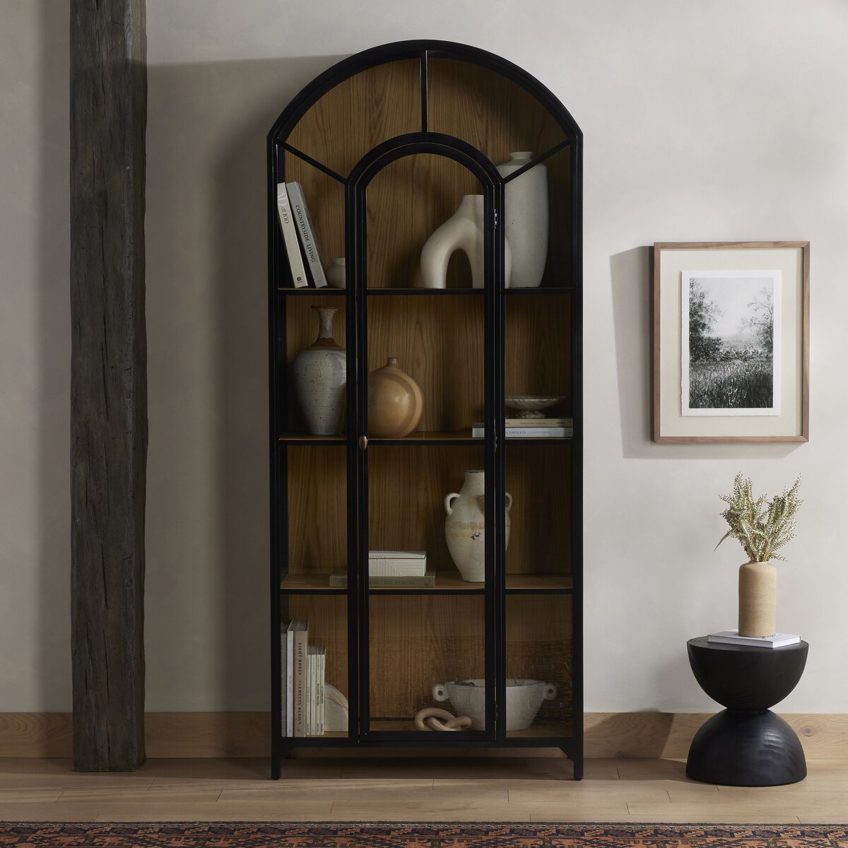 Belmont Cabinet Black Four Hands
