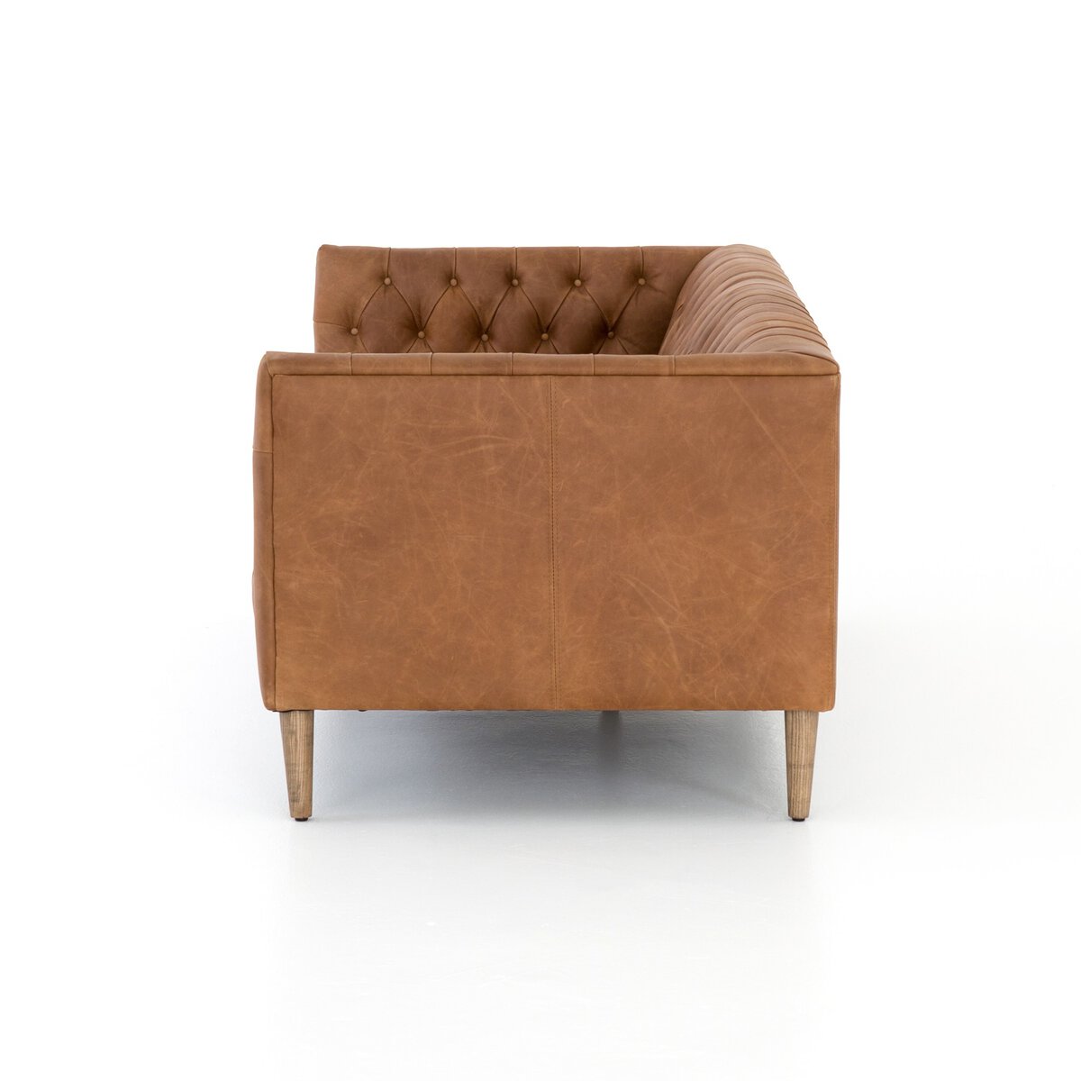 Four hands williams leather sofa store
