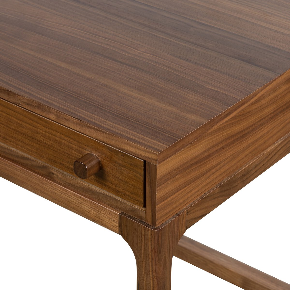 Arturo Desk Natural Walnut Veneer Four Hands
