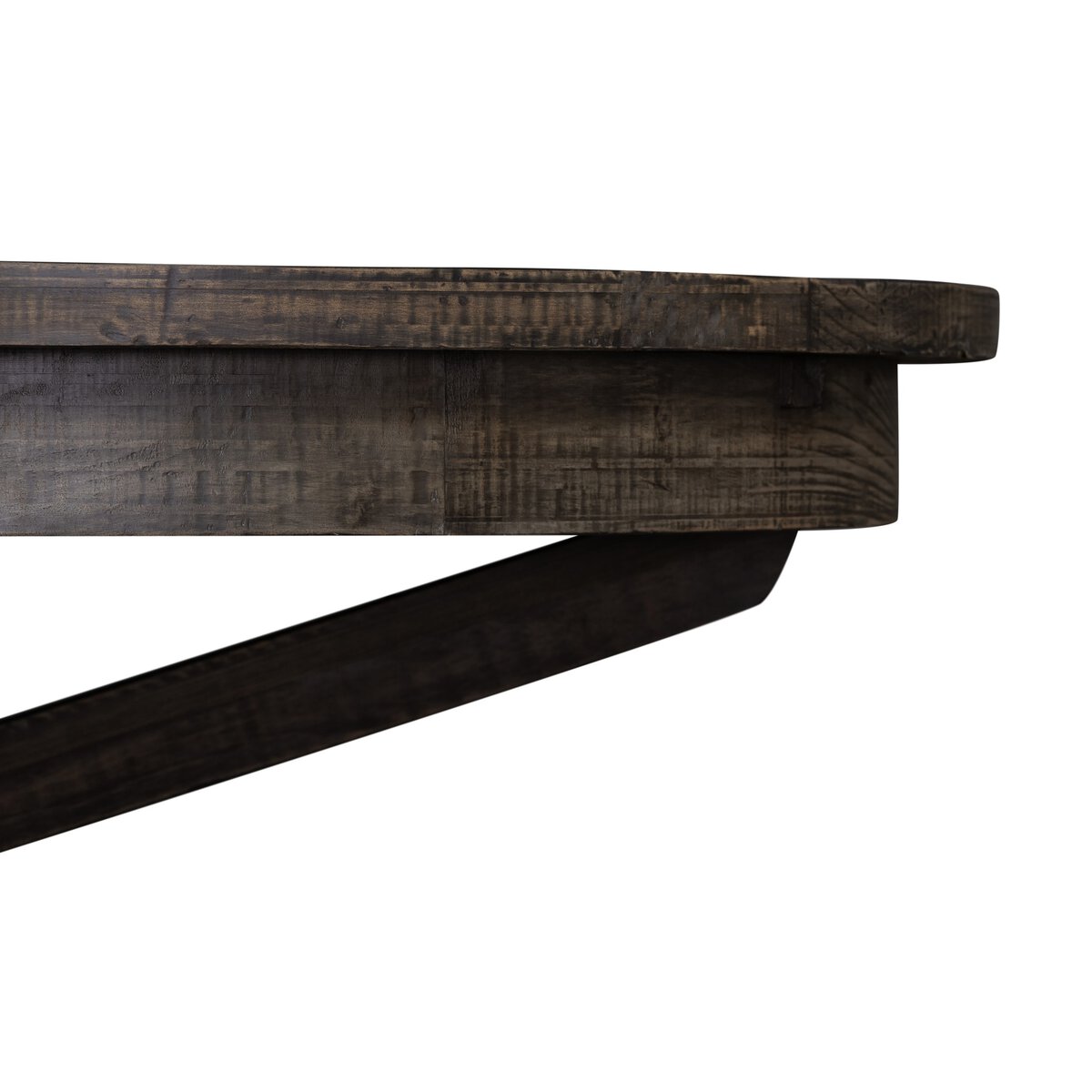 Cintra Extension Dining Table Rustic Black Olive Four Hands