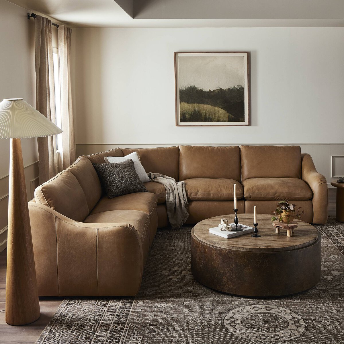 5 recliner sectional store