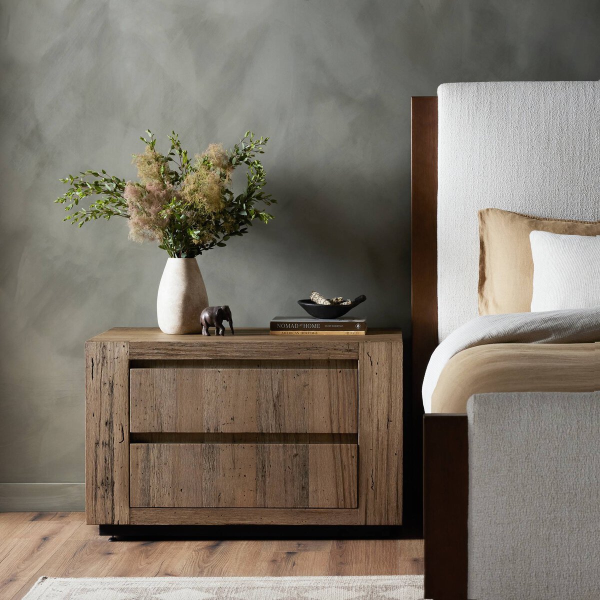Reclaimed russian oak nightstand store