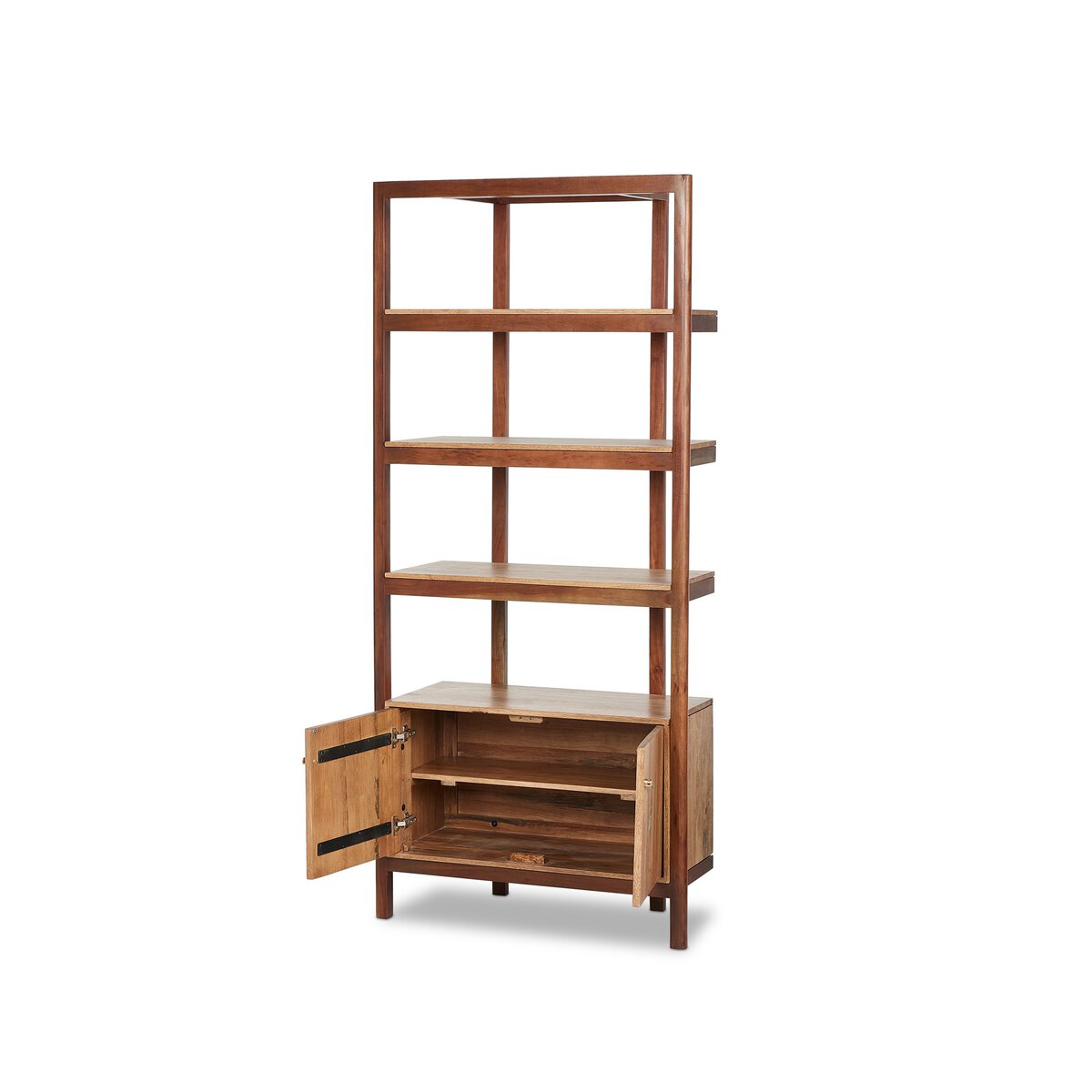 Reza Bookcase Toasted Acacia Four Hands