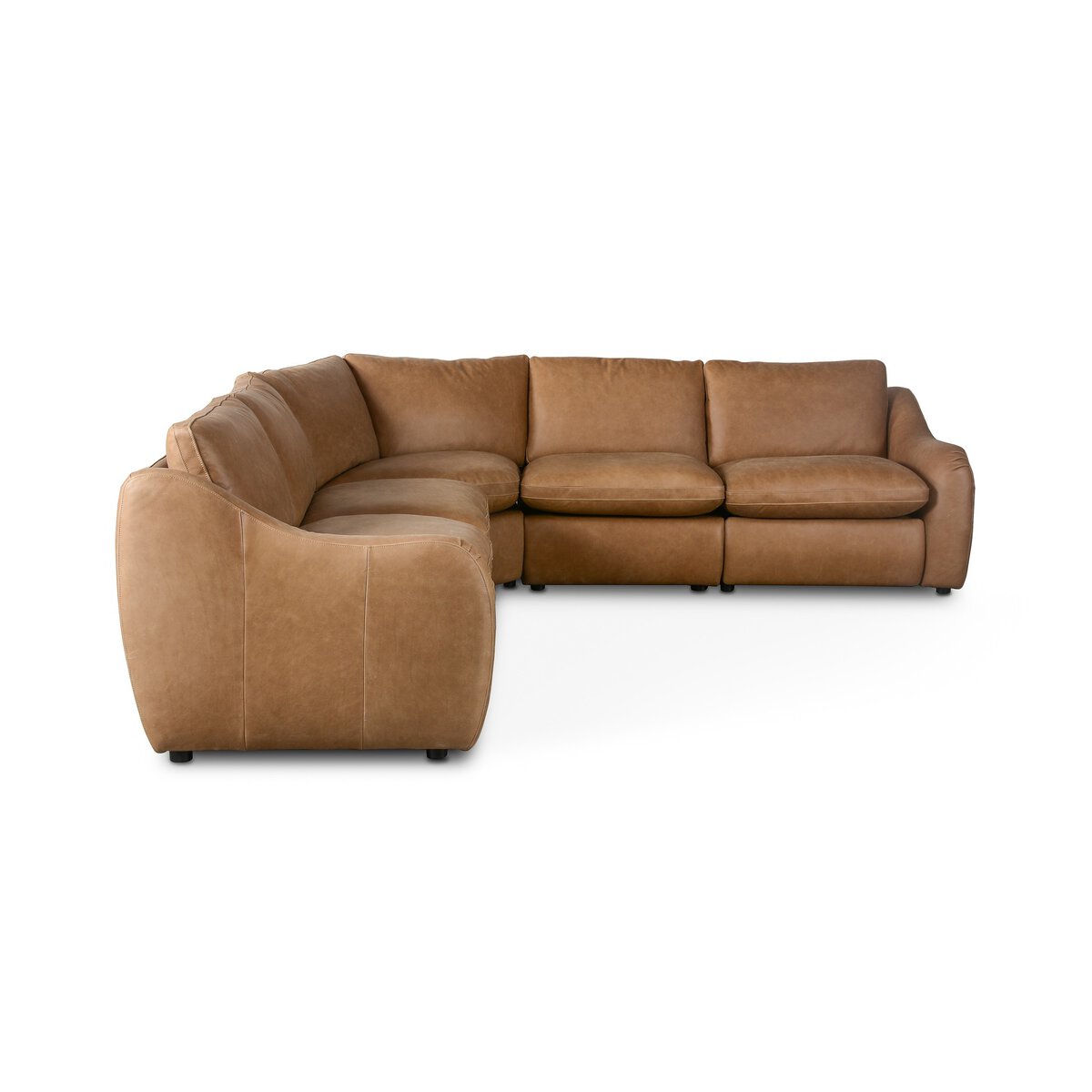 Four hands leather sectional store