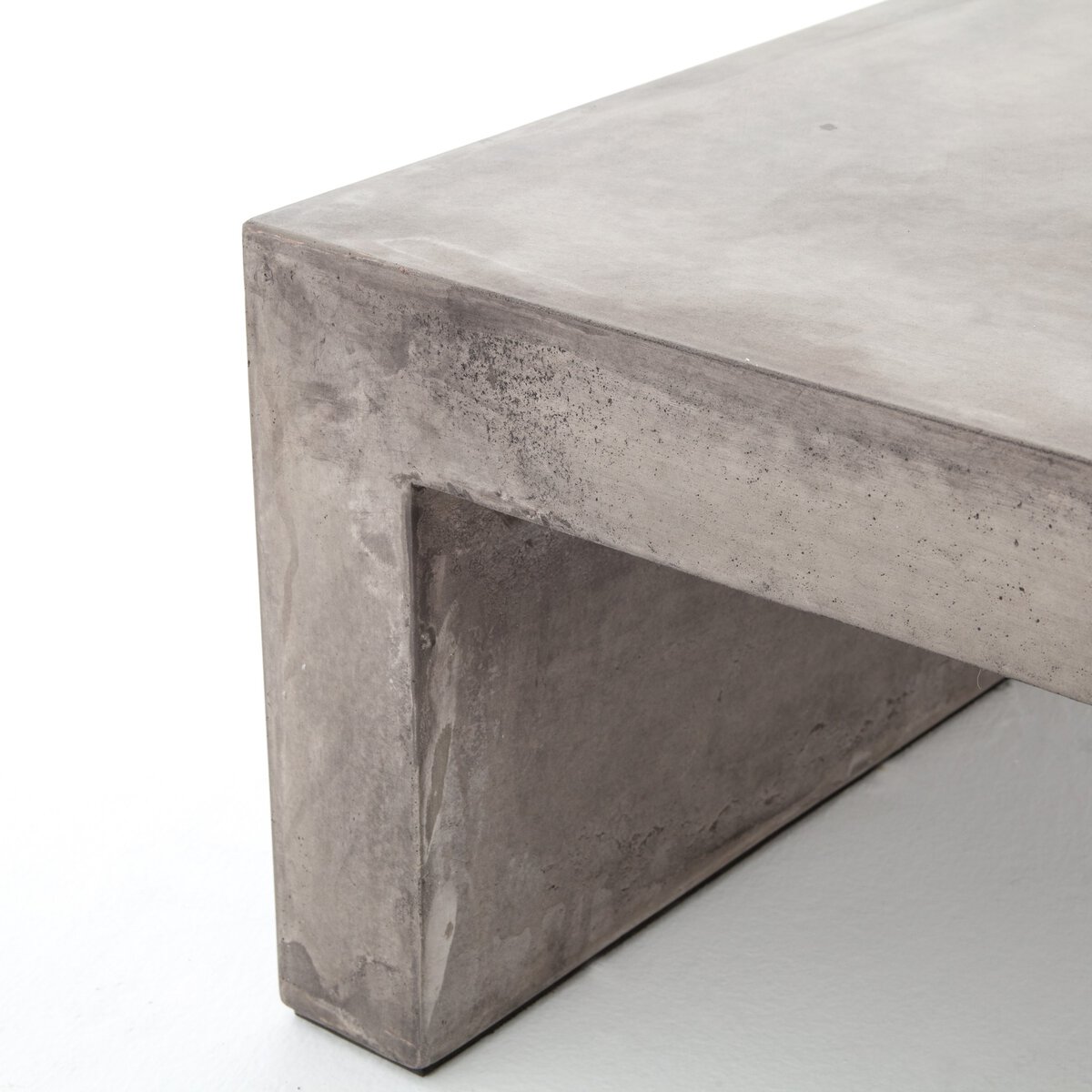Parish Coffee Table Grey Concrete Four Hands