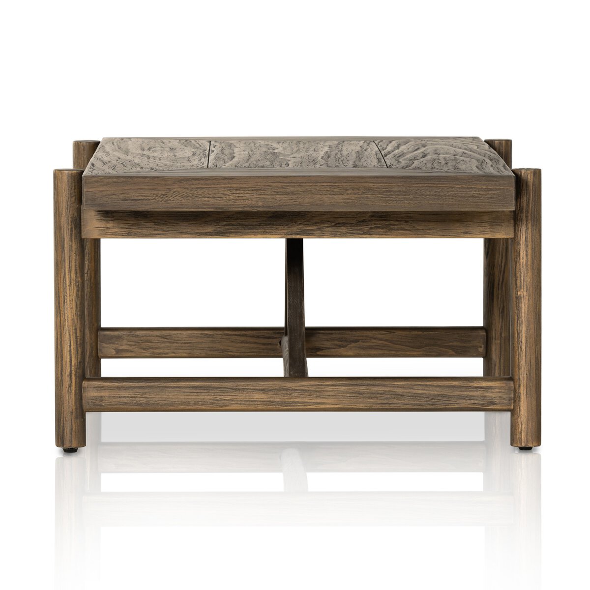 Kingsfield coffee table with 4 nested stools store